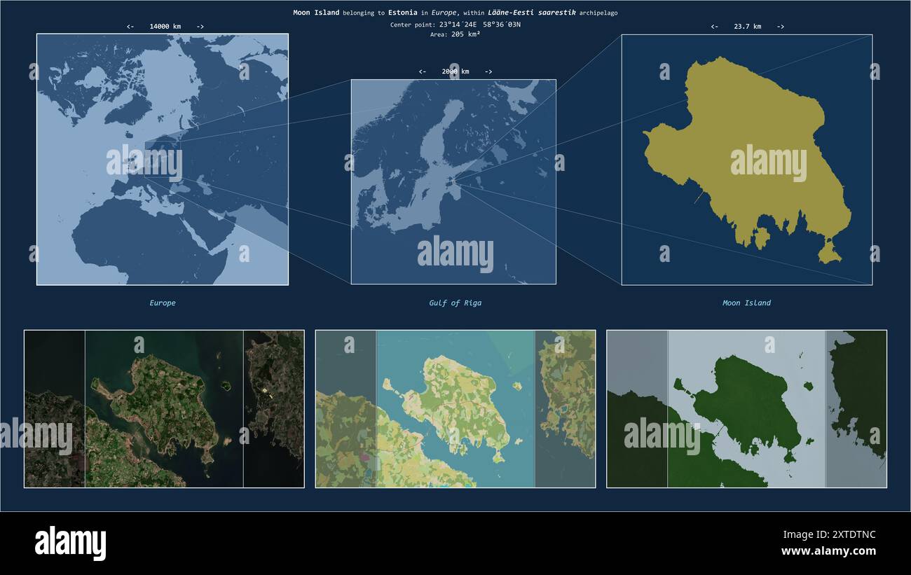 Moon Island in the Gulf of Riga - belonging to Estonia. Described ...