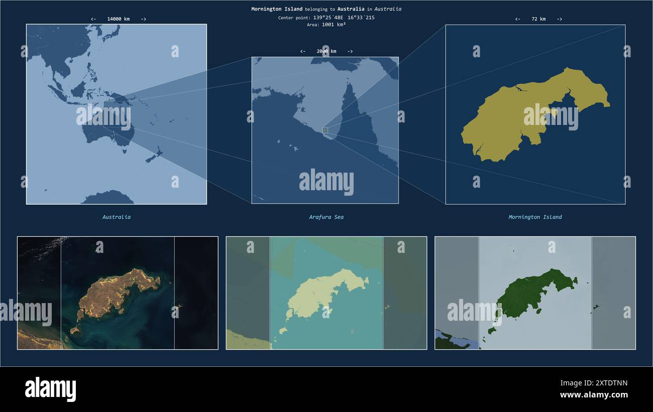 Mornington Island in the Arafura Sea - belonging to Australia ...
