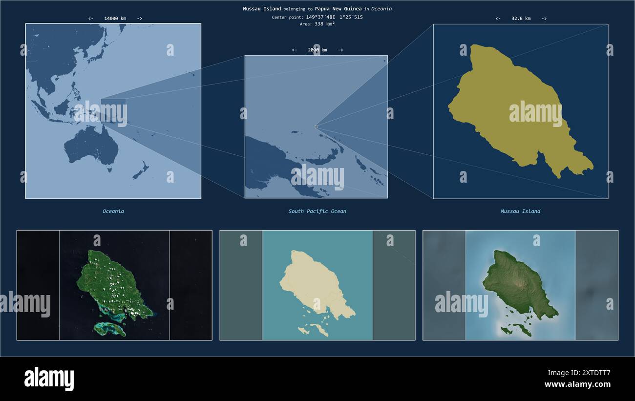 Mussau Island in the South Pacific Ocean - belonging to Papua New ...
