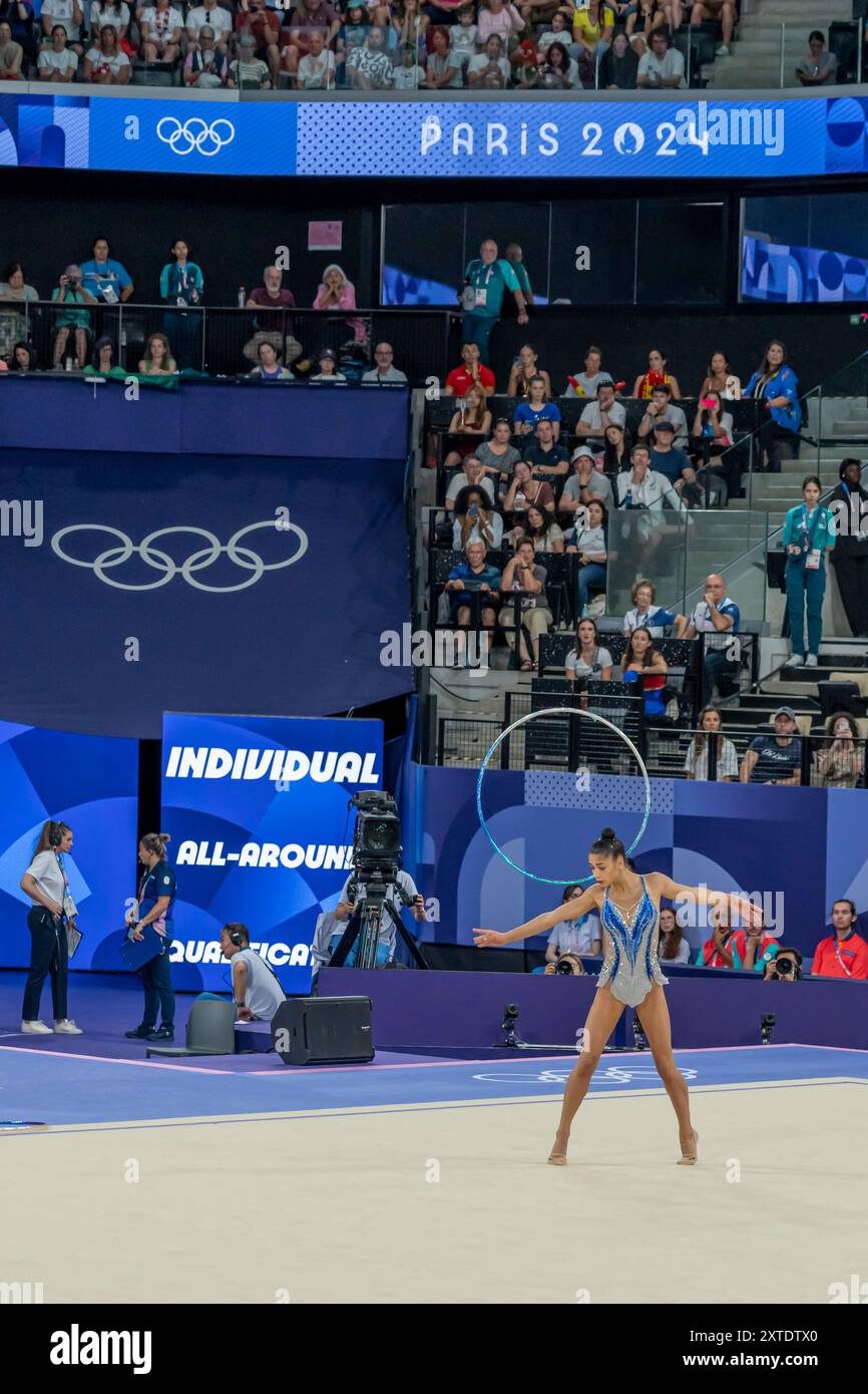 Paris, France - 08 08 2024: Olympic Games Paris 2024. View of wommen's ...