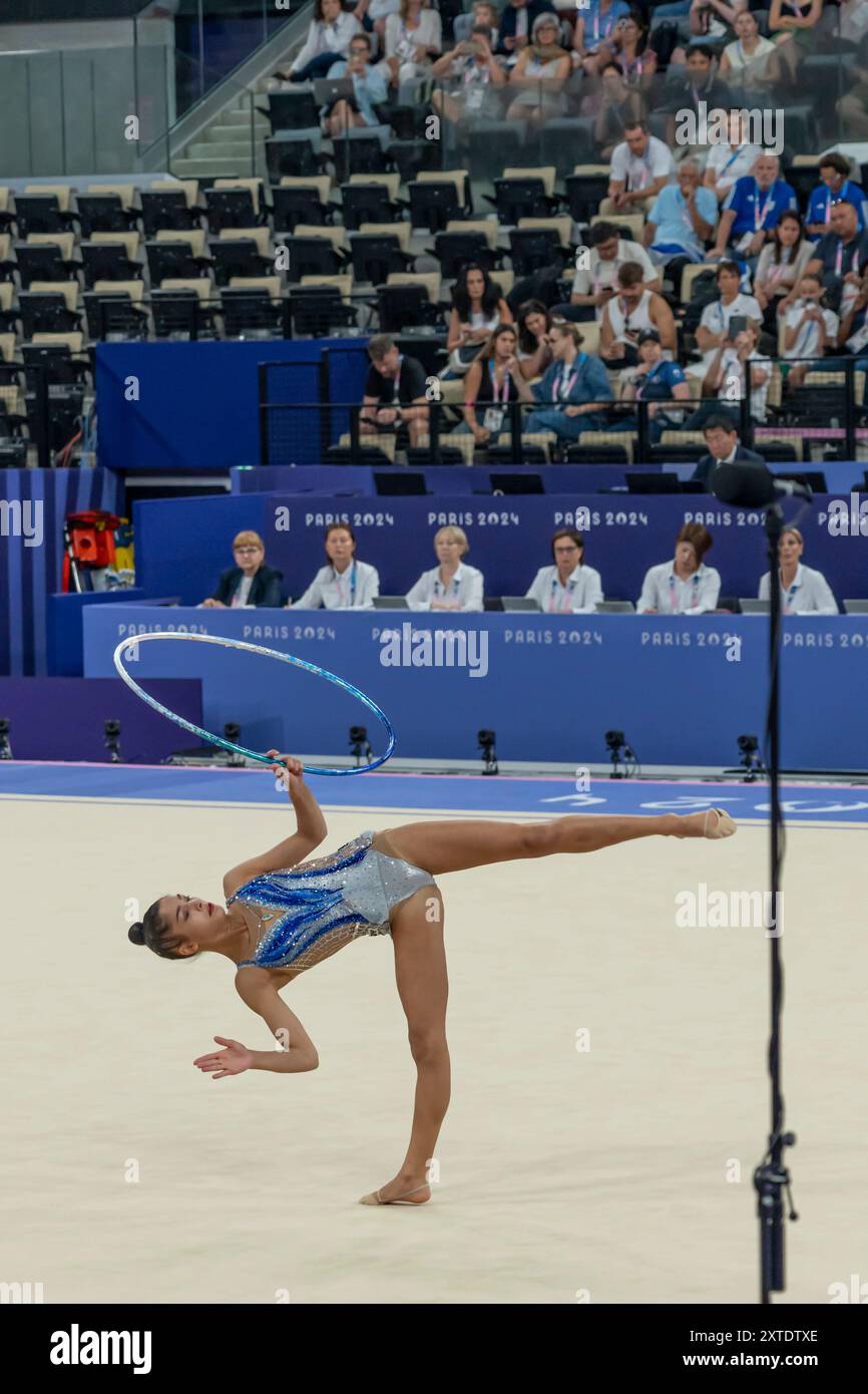 Paris, France - 08 08 2024: Olympic Games Paris 2024. View of wommen's ...