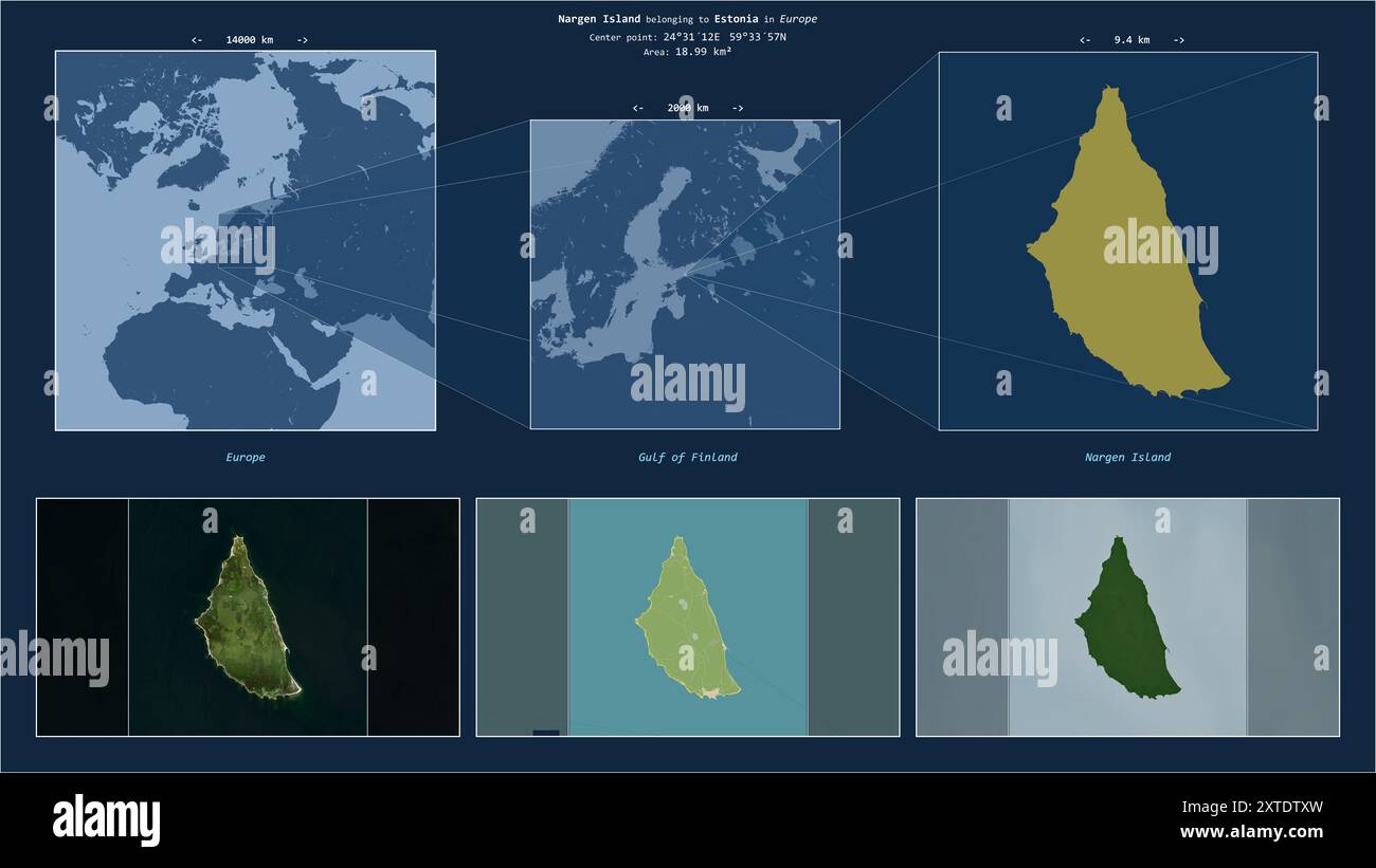 Nargen Island in the Gulf of Finland - belonging to Estonia. Described ...