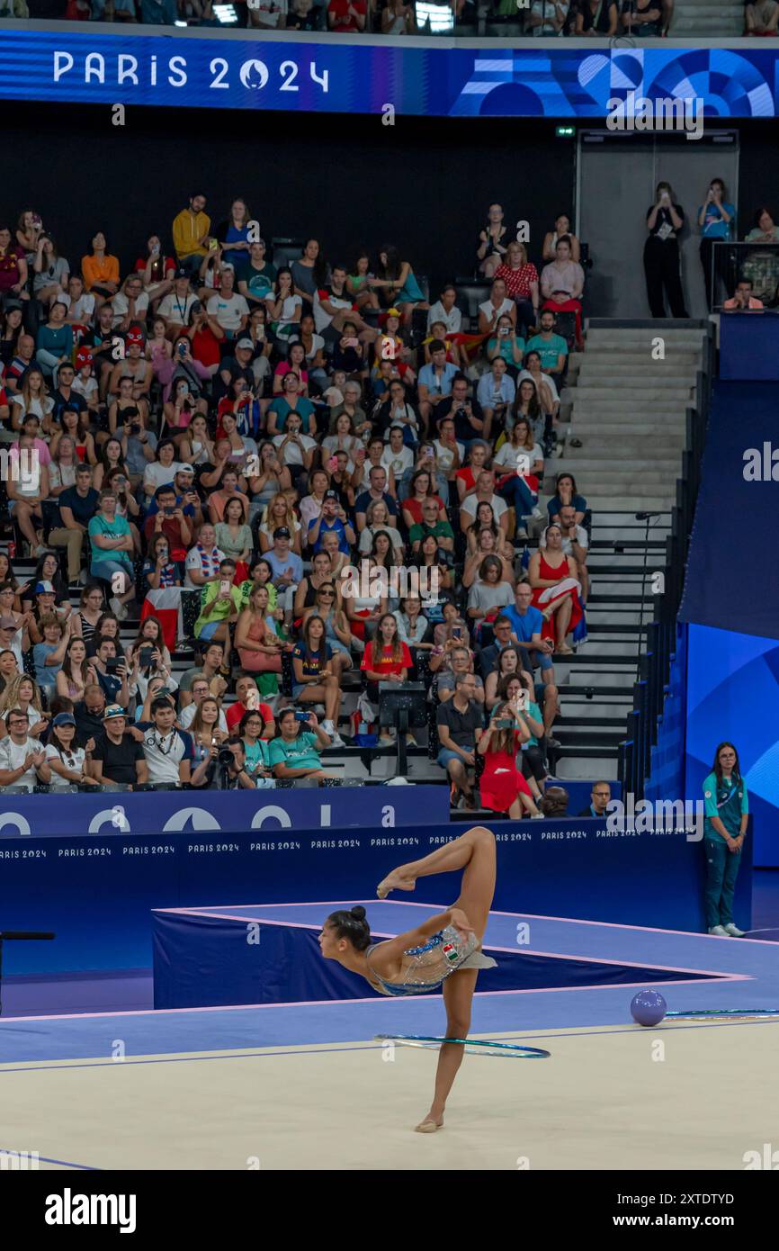 Paris, France - 08 08 2024: Olympic Games Paris 2024. View of wommen's ...