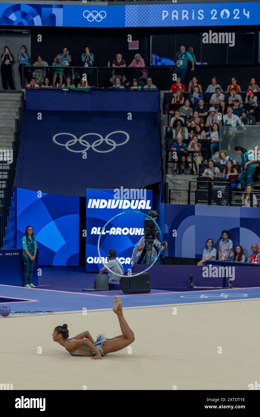 Paris, France - 08 08 2024: Olympic Games Paris 2024. View of wommen's ...