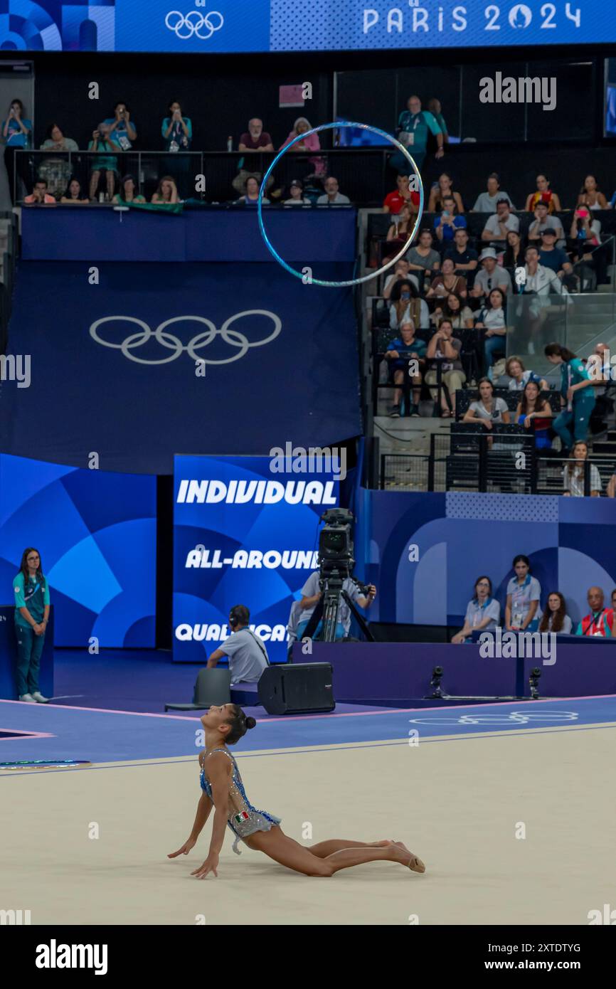 Paris, France - 08 08 2024: Olympic Games Paris 2024. View of wommen's ...