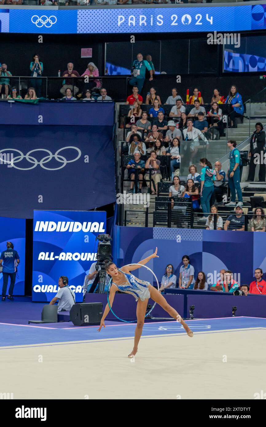 Paris, France - 08 08 2024: Olympic Games Paris 2024. View of wommen's ...