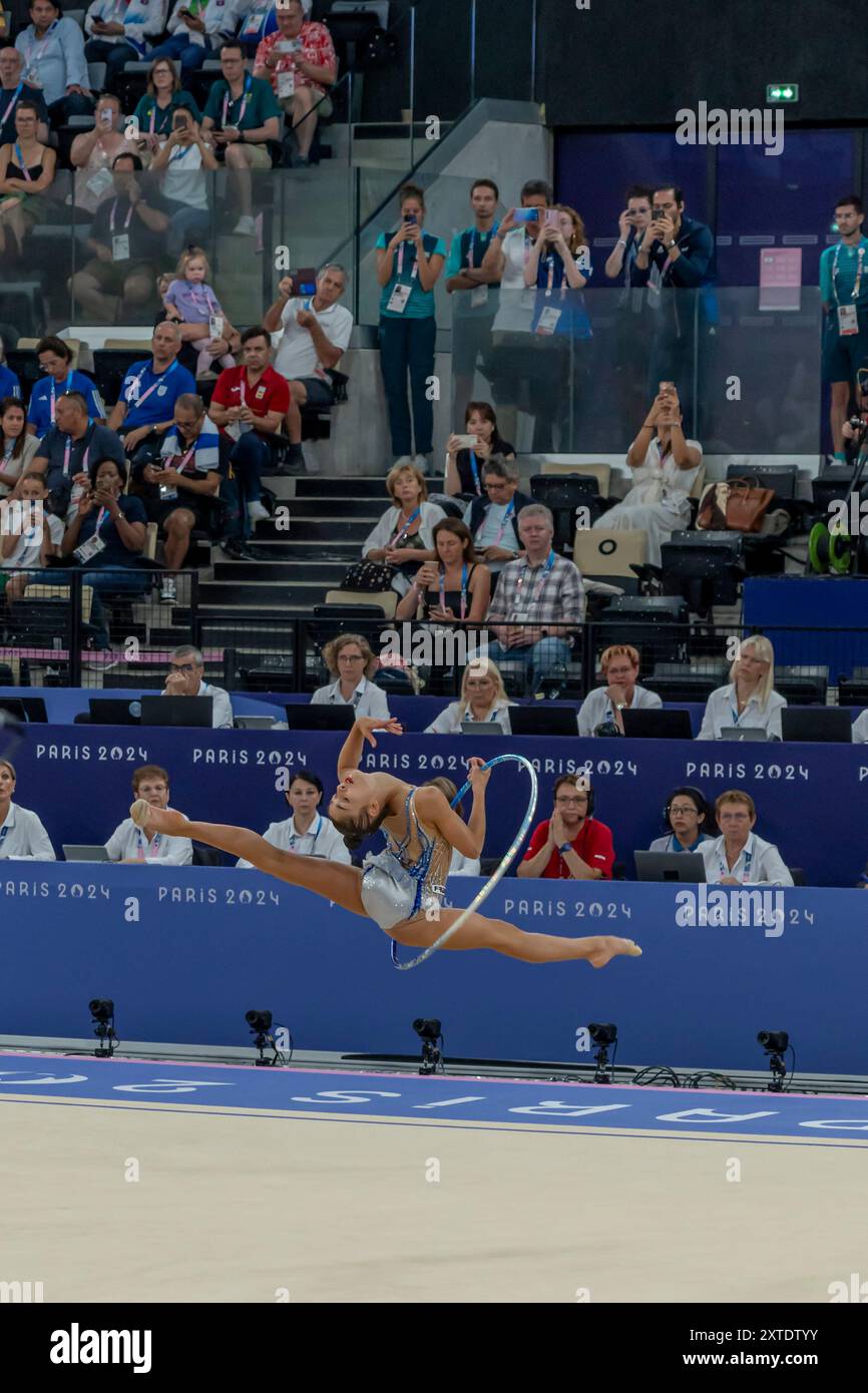 Paris, France - 08 08 2024: Olympic Games Paris 2024. View of wommen's ...