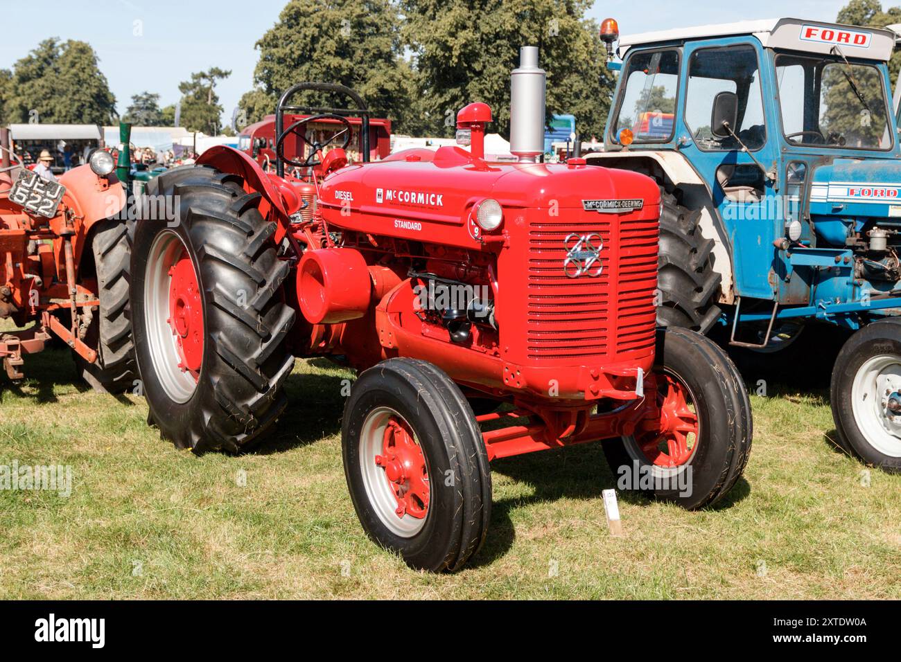 Red McCormick tracor, as Astle Park Steam Rally 2024 Stock Photo - Alamy