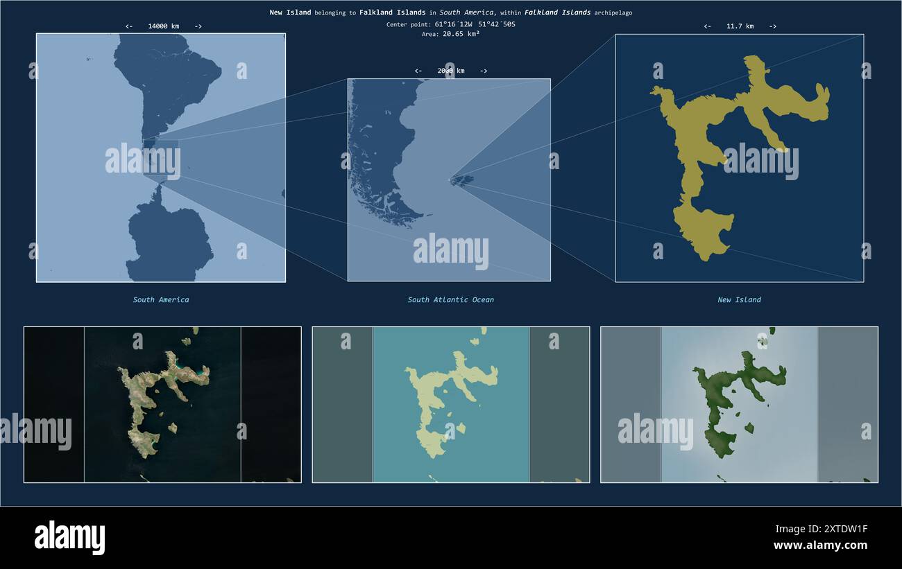New Island in the South Atlantic Ocean - belonging to Falkland Islands ...