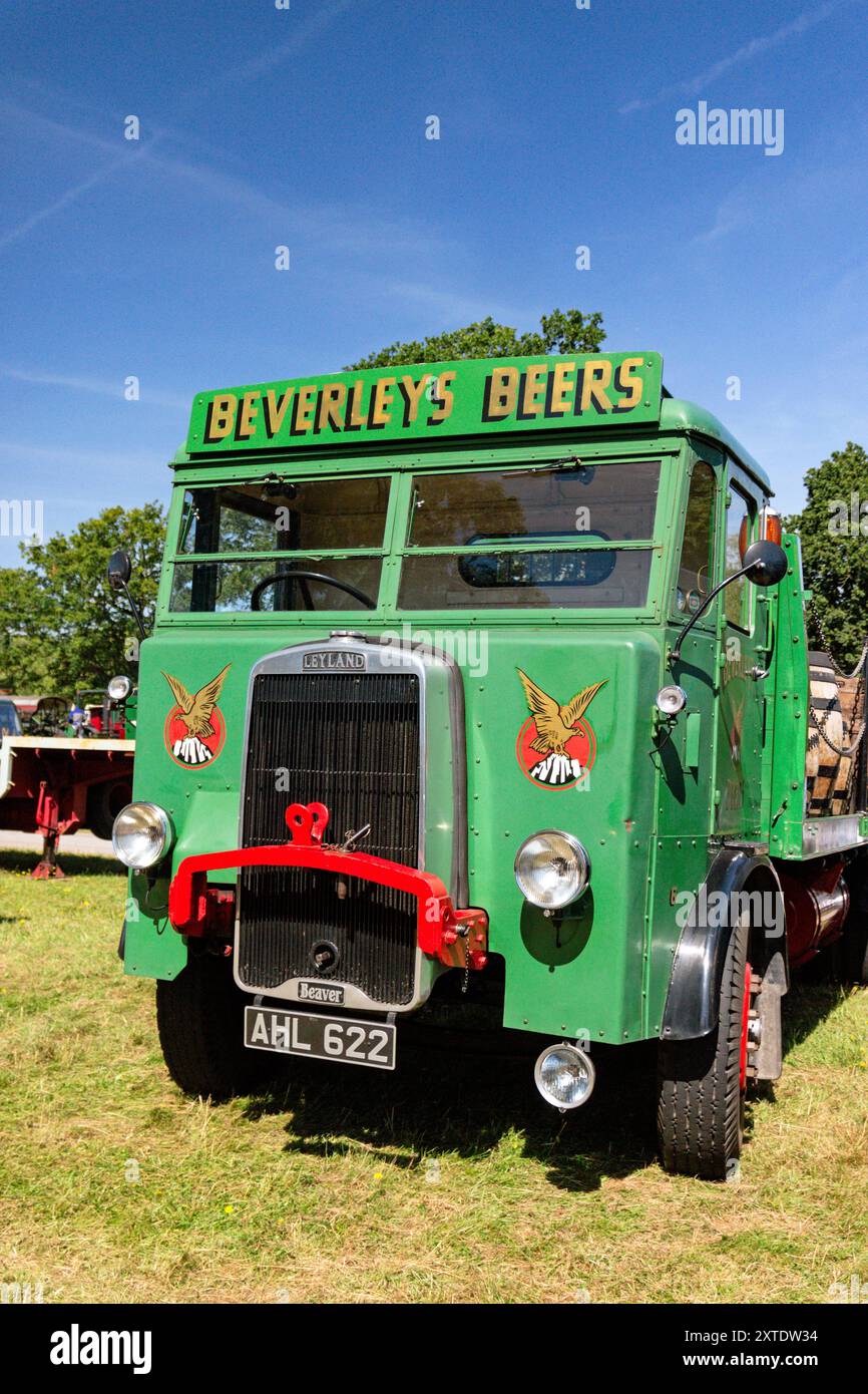 Leyland Beaver in Beverleys Brewery livery. Astle Park Steam Rally 2024 ...