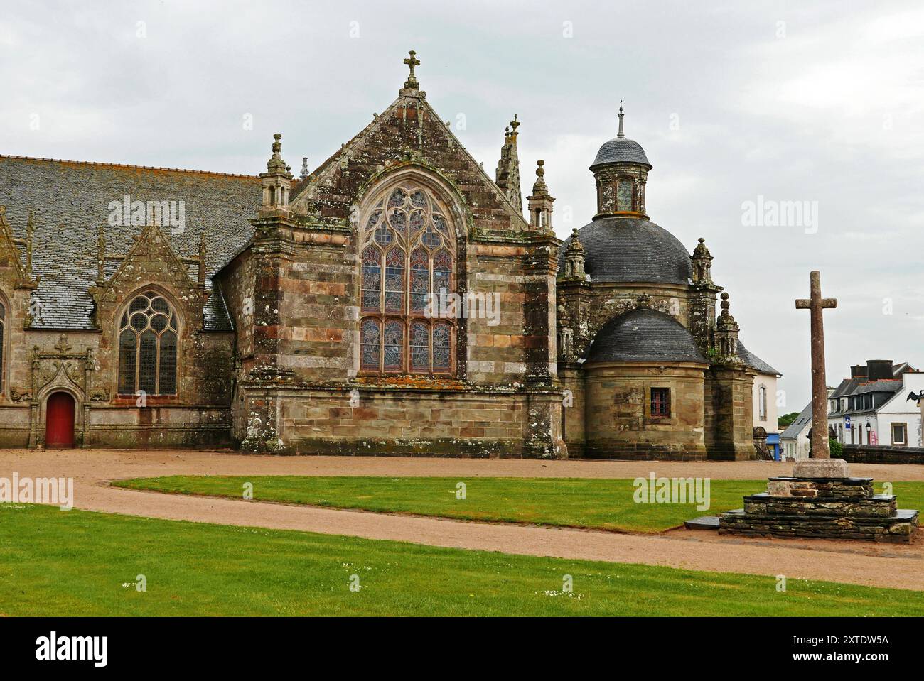 Eglise Saint-Germain, Pleyben Parish close, Finistere, Bretagne, France ...