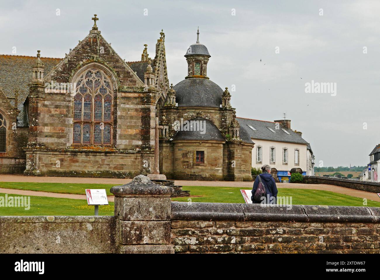 Eglise Saint-Germain, Pleyben Parish close, Finistere, Bretagne, France ...