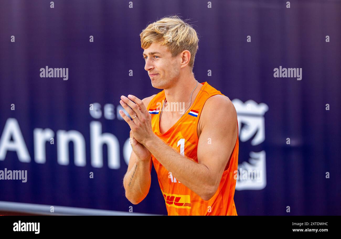THE HAGUE - Steven van de Velde during the group stage of the 2024 ...