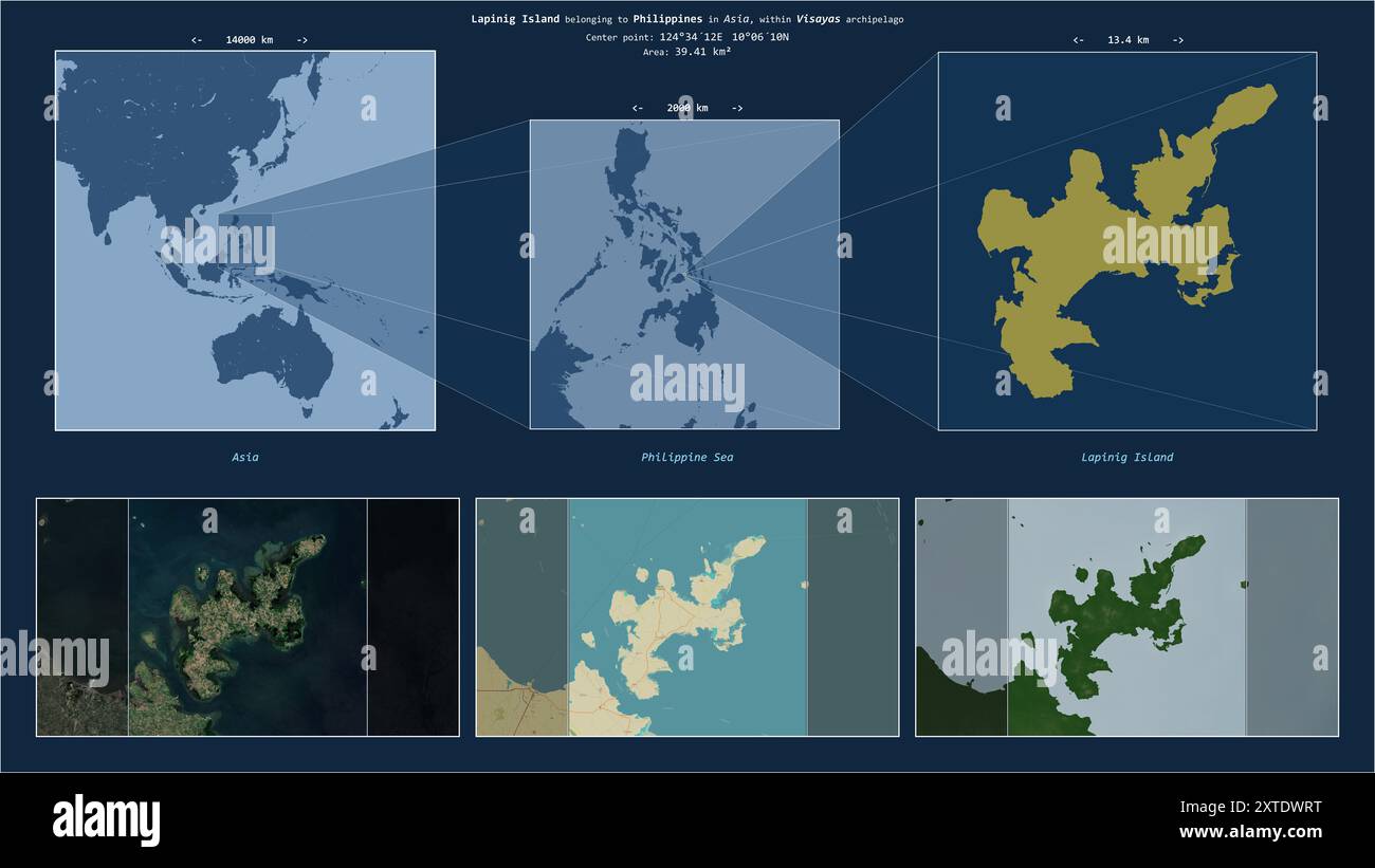 Lapinig Island in the Philippine Sea - belonging to Philippines ...