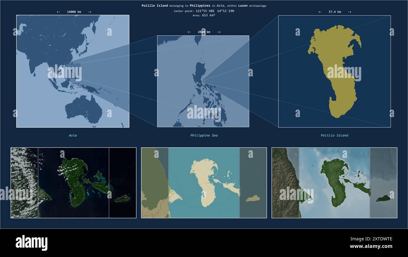 Polillo Island in the Philippine Sea - belonging to Philippines ...