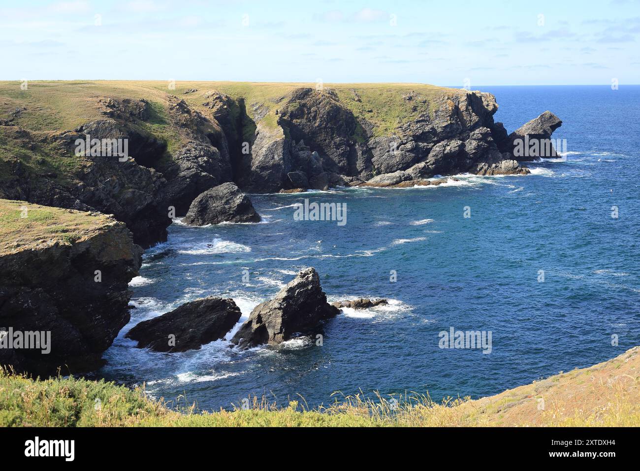 Coastline between Ancient semaphore Er Hastellic and Port de Borderun ...