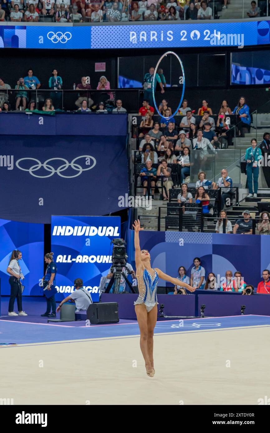 Paris, France - 08 08 2024: Olympic Games Paris 2024. View of wommen's ...
