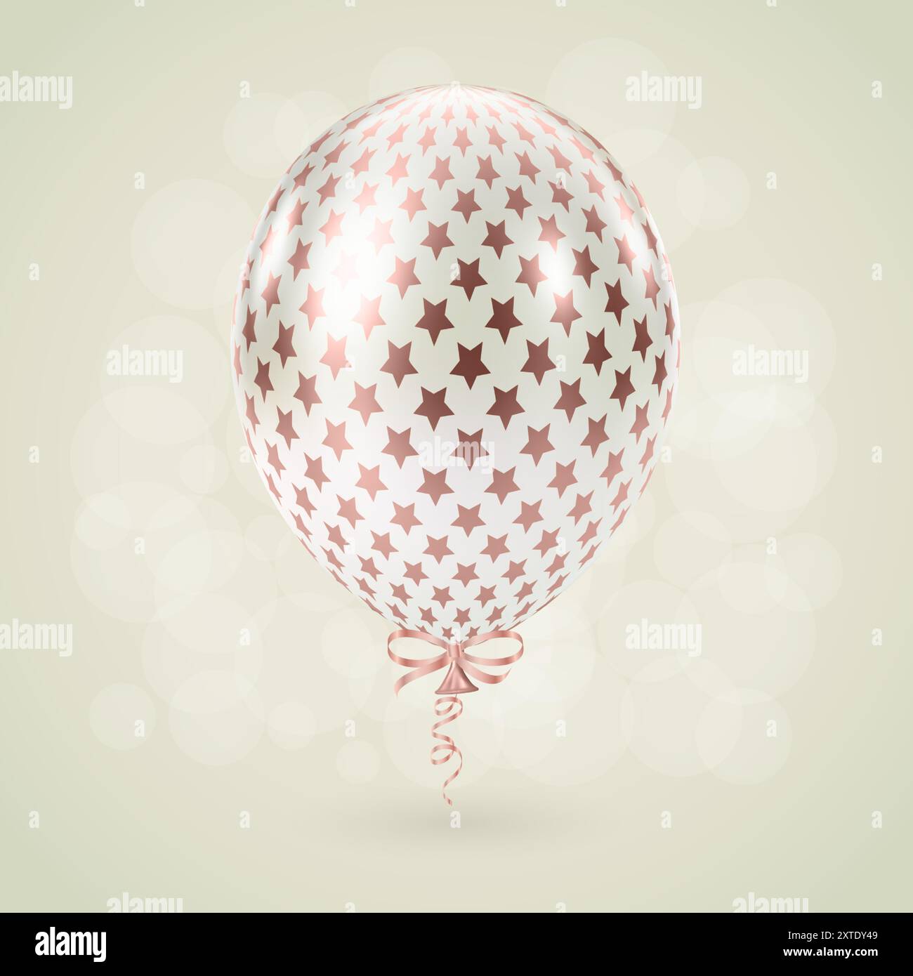 Pink gold foil balloons Stock Vector Images - Alamy