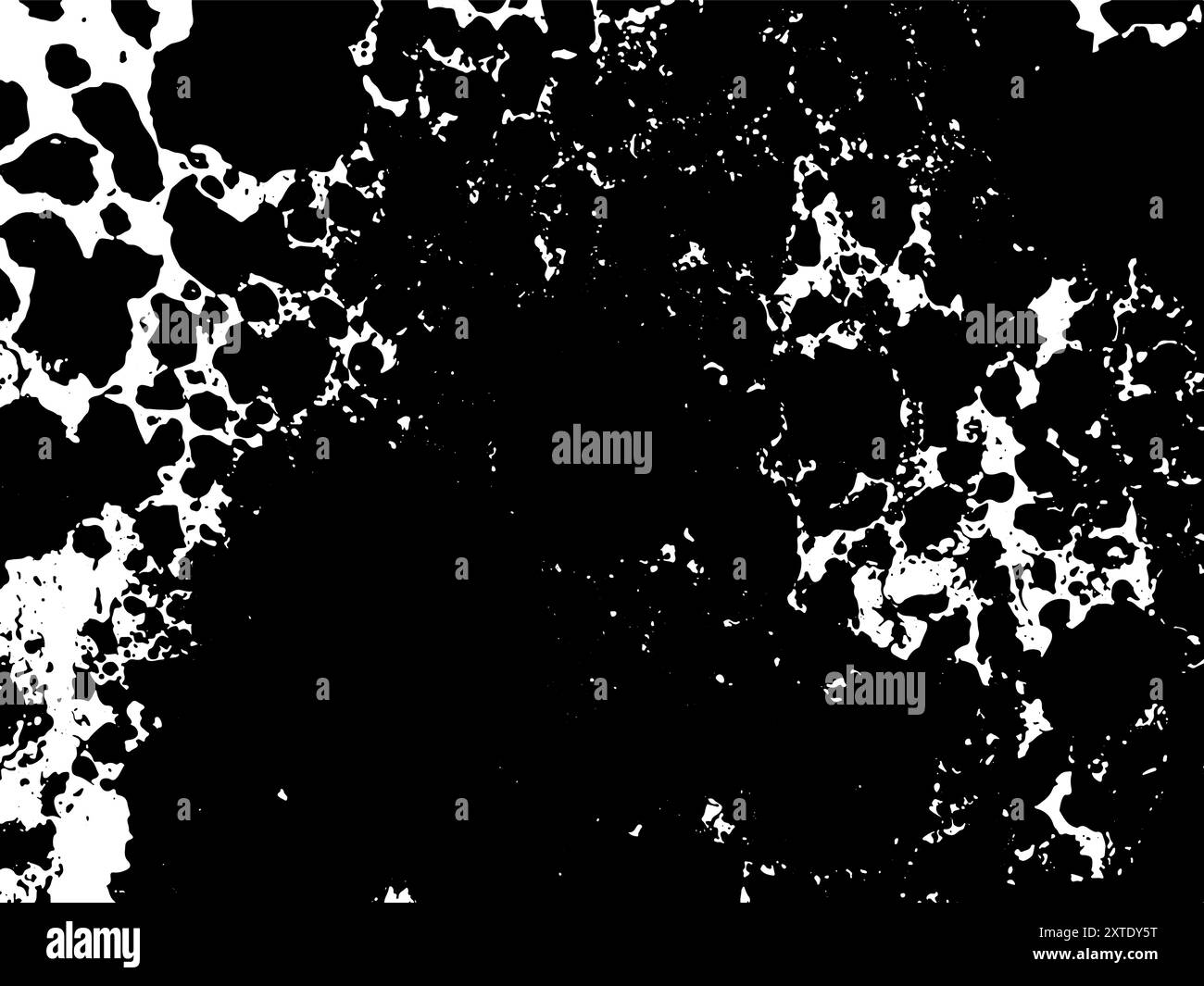 Rusty grunge texture. Aggressive damaged surface. Black white ...