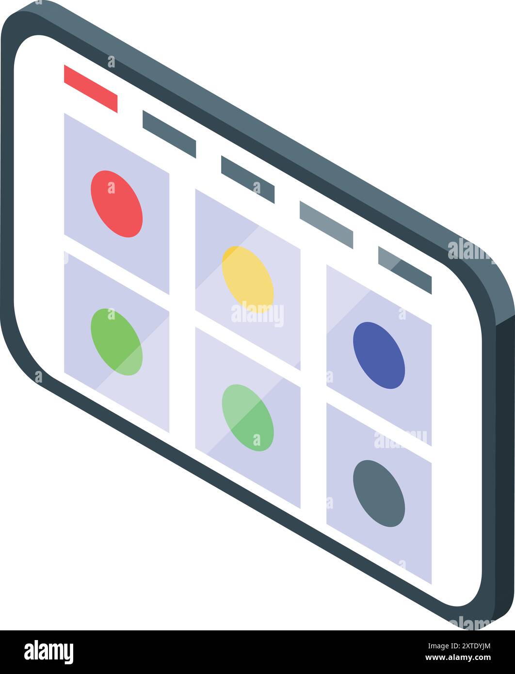 Selecting color background on smartphone hi-res stock photography and ...