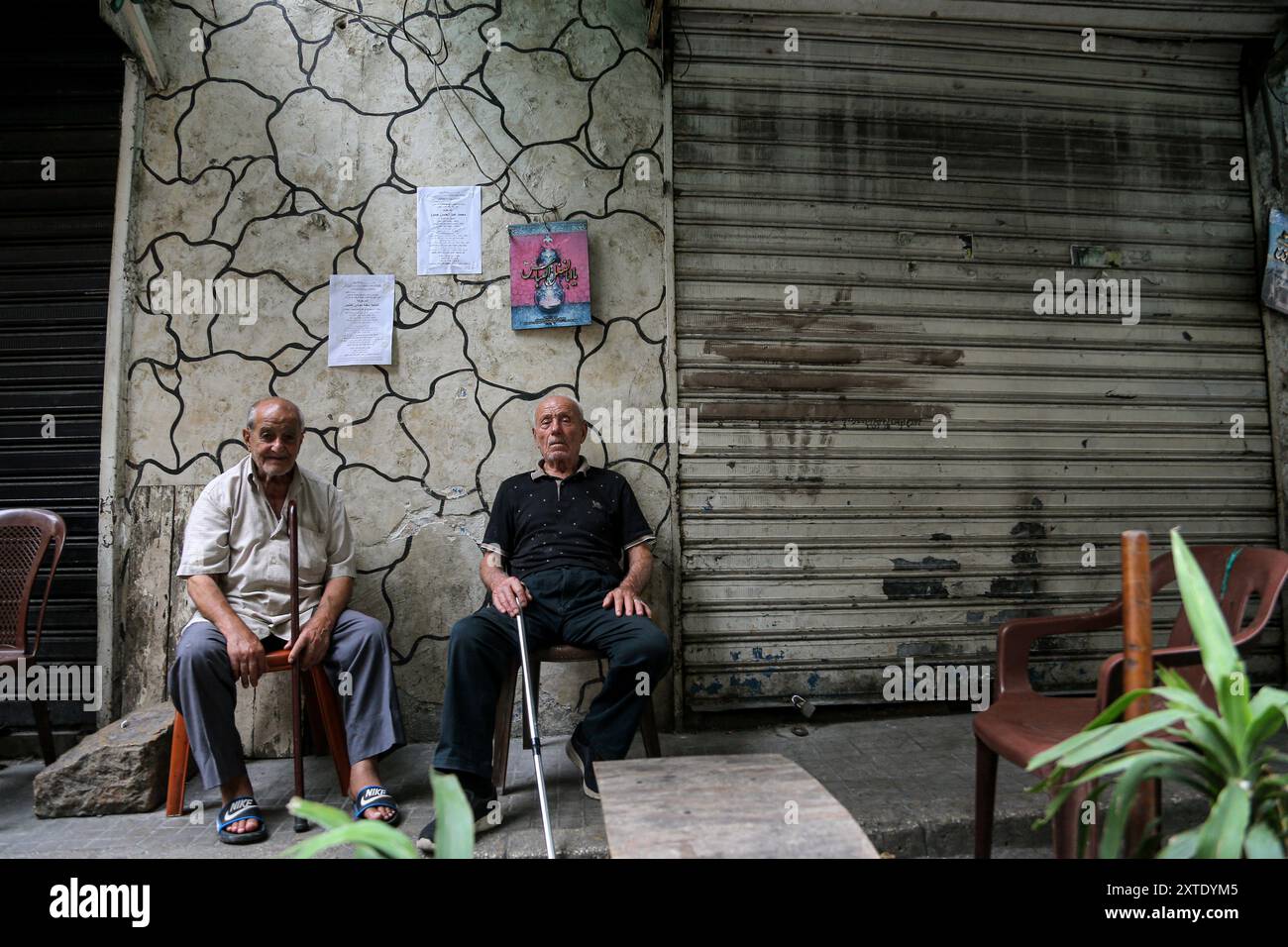 Beirut, Beirut, Lebanon. 14th Aug, 2024. Lebanese Muslim Shiites rest ...