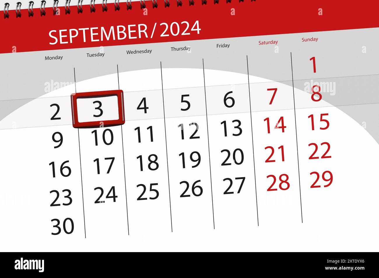 Calendar 2024, deadline, day, month, page, organizer, date, September ...