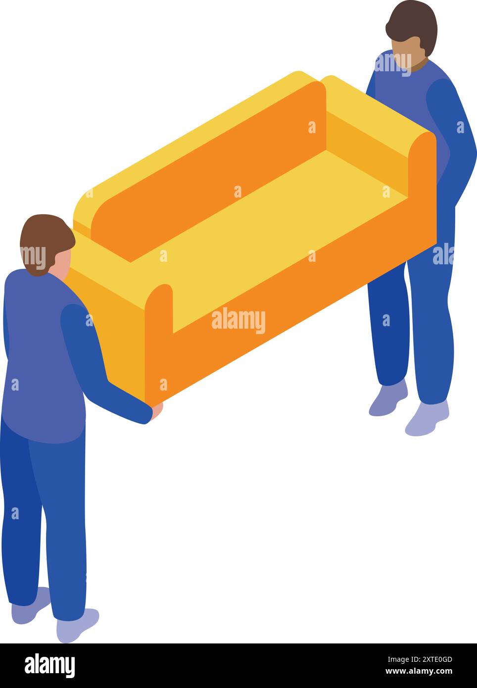 Workers home help service Cut Out Stock Images & Pictures - Alamy