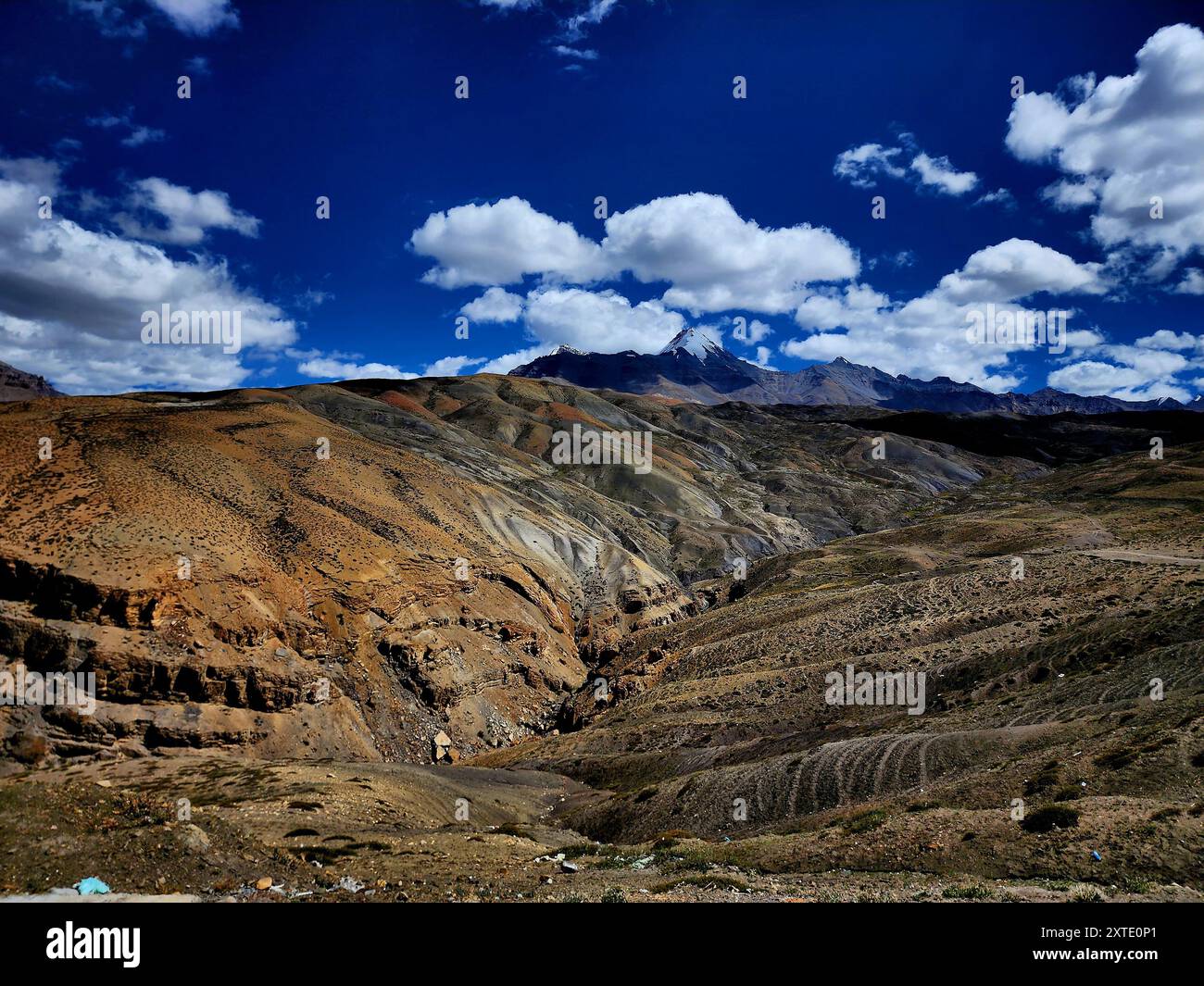 beautiful nature of langza village, spiti valley Stock Photo - Alamy
