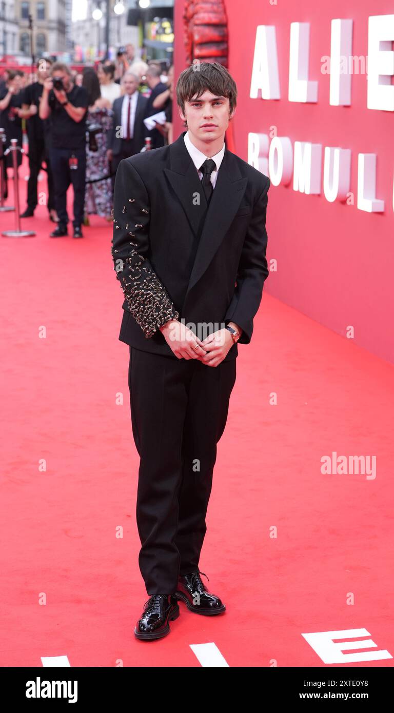 Spike Fearn attends the UK gala screening of Alien: Romulus at ...