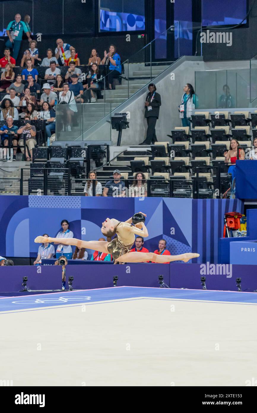 Paris, France - 08 08 2024: Olympic Games Paris 2024. View of wommen's ...