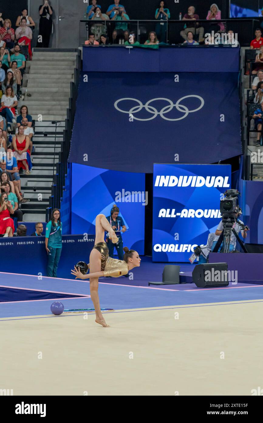 Paris, France - 08 08 2024: Olympic Games Paris 2024. View of wommen's ...