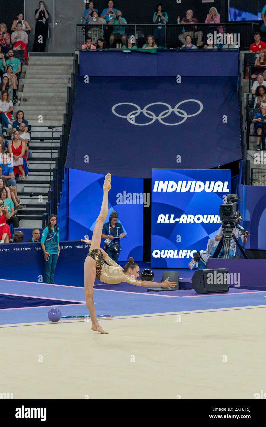 Paris, France - 08 08 2024: Olympic Games Paris 2024. View of wommen's ...