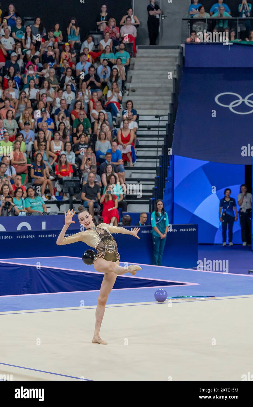 Paris, France - 08 08 2024: Olympic Games Paris 2024. View of wommen's ...