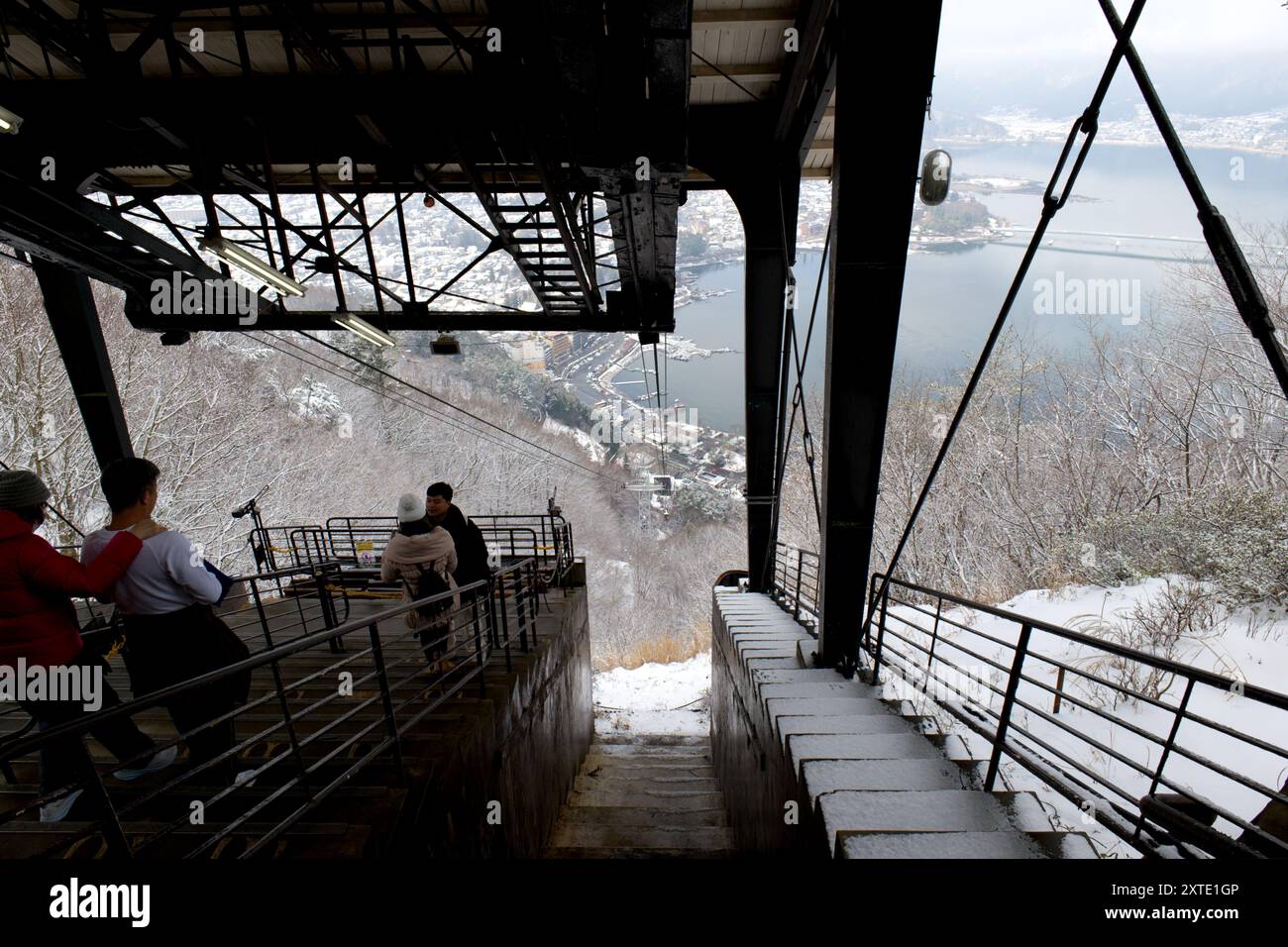 Panoramic ropeway at lake kanazawa hi-res stock photography and images ...