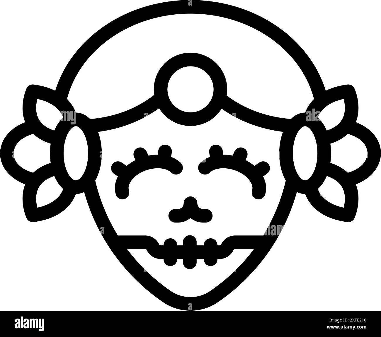 Calavera catrina skeleton Black and White Stock Photos & Images - Alamy