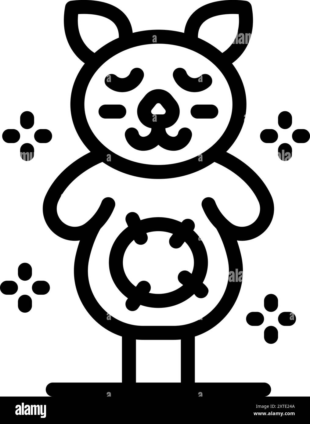 Smiling child closed eyes Stock Vector Images - Alamy