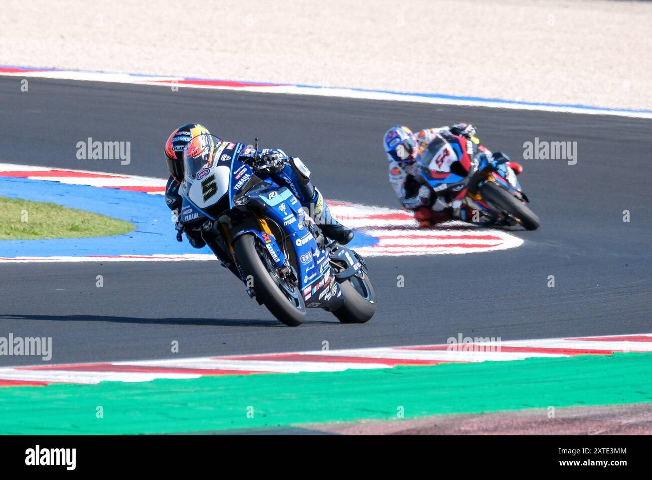 (5) Philipp Oettl from Germany of Team GMT94 Yamaha, rides Yamaha YZF ...