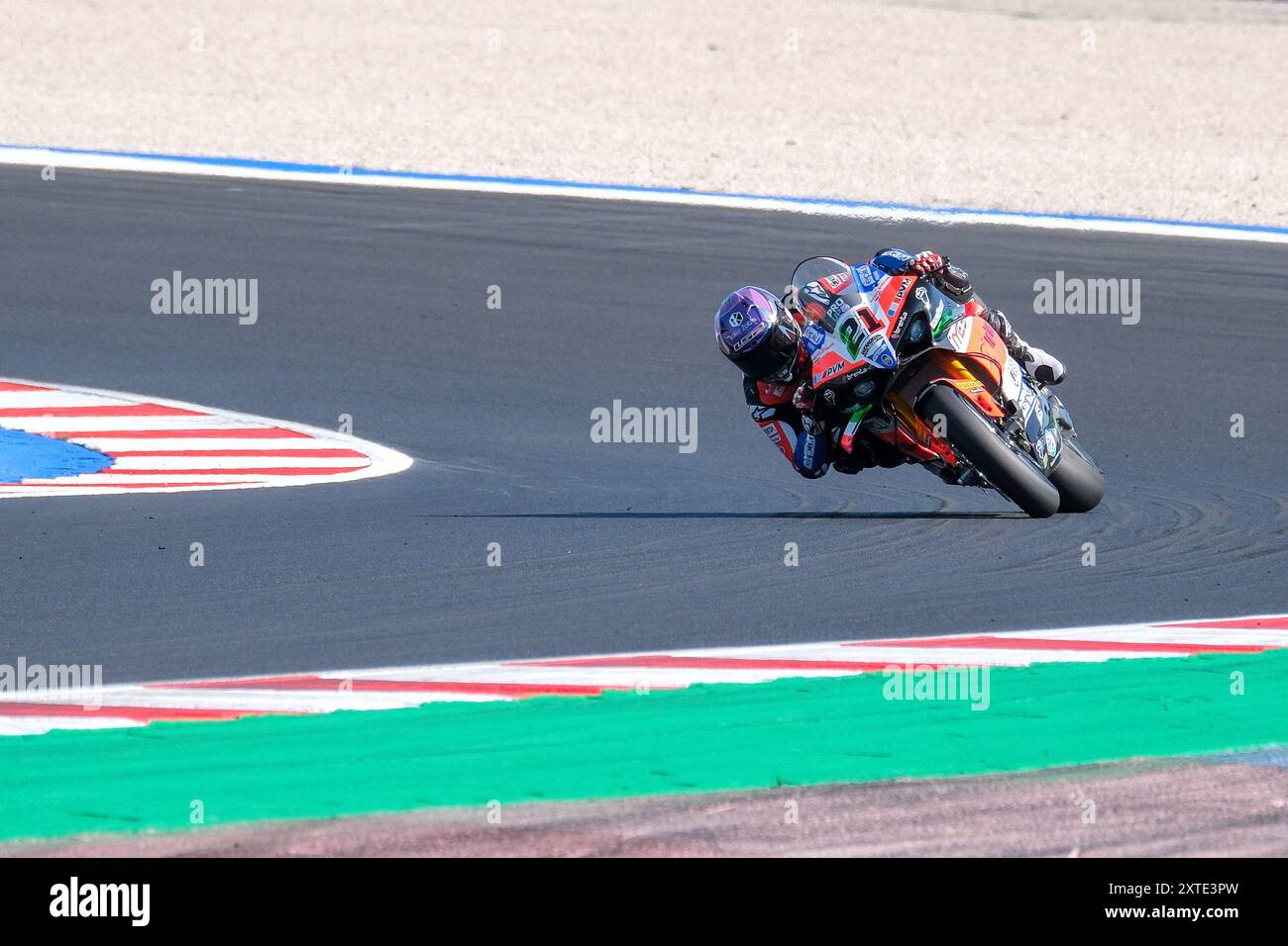 (21) Michael Ruben Rinaldi from Italy of Team Motocorsa Racing, rides ...