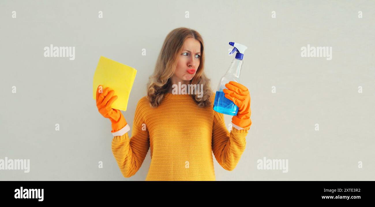 Unhappy housewife hi-res stock photography and images - Alamy