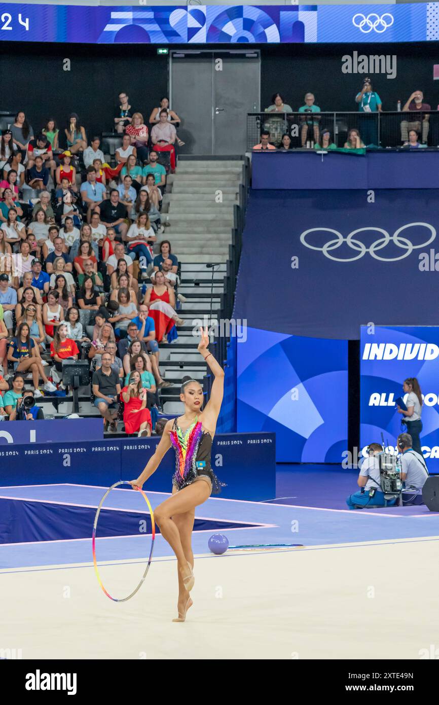 Paris, France - 08 08 2024: Olympic Games Paris 2024. View of wommen's ...