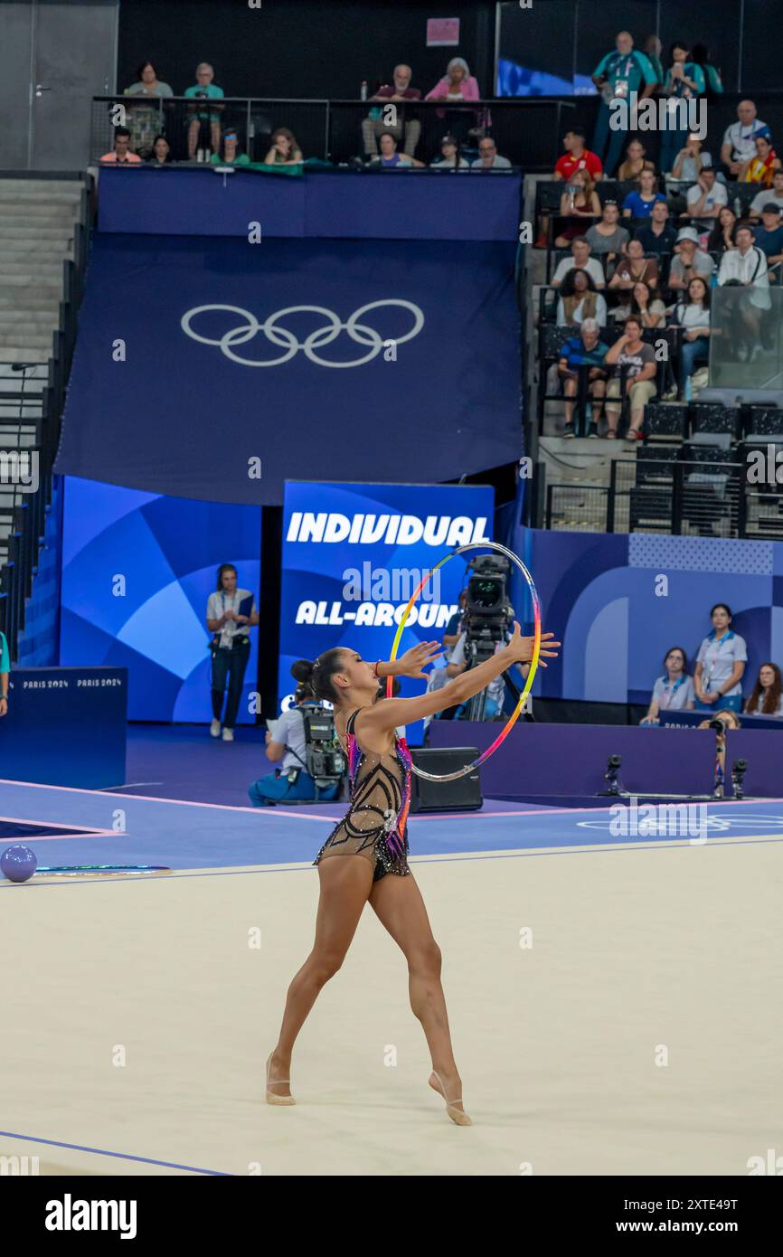 Paris, France - 08 08 2024: Olympic Games Paris 2024. View of wommen's ...