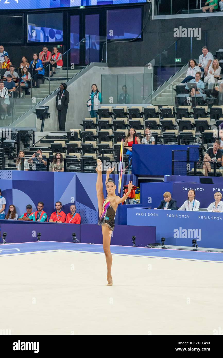 Paris, France - 08 08 2024: Olympic Games Paris 2024. View of wommen's ...