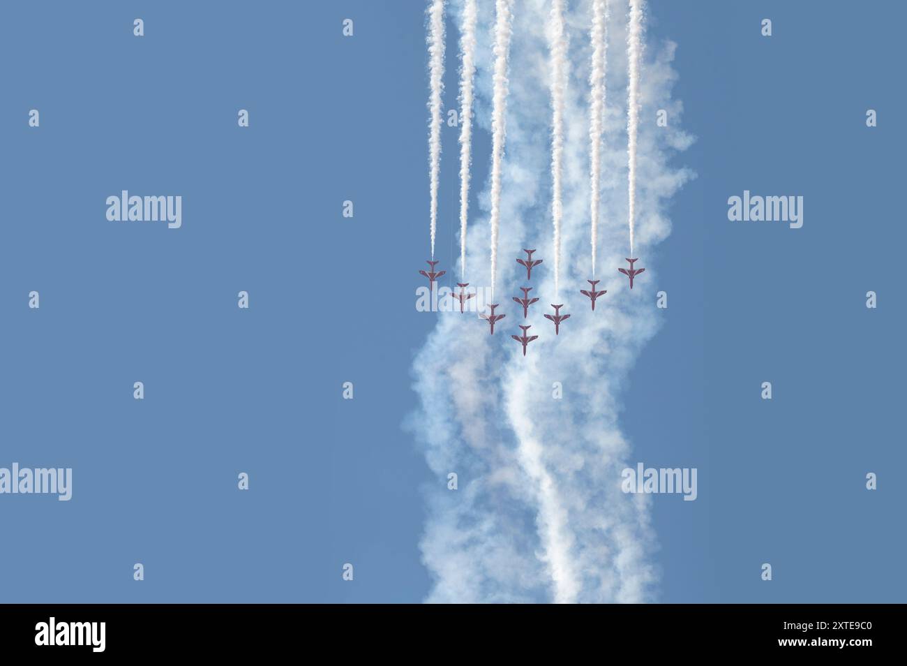 The Red Arrows at Blackpool Air Show, Opening the event at 2pm ...