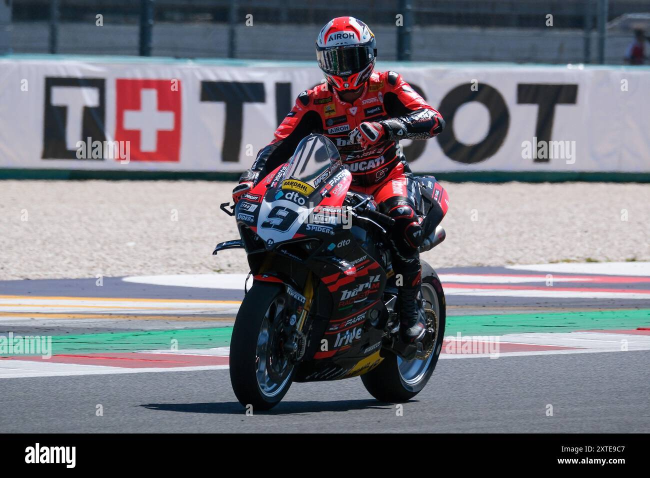(9) Danilo Petrucci from Italy of Brani Spark Racing Team, rides Ducati ...