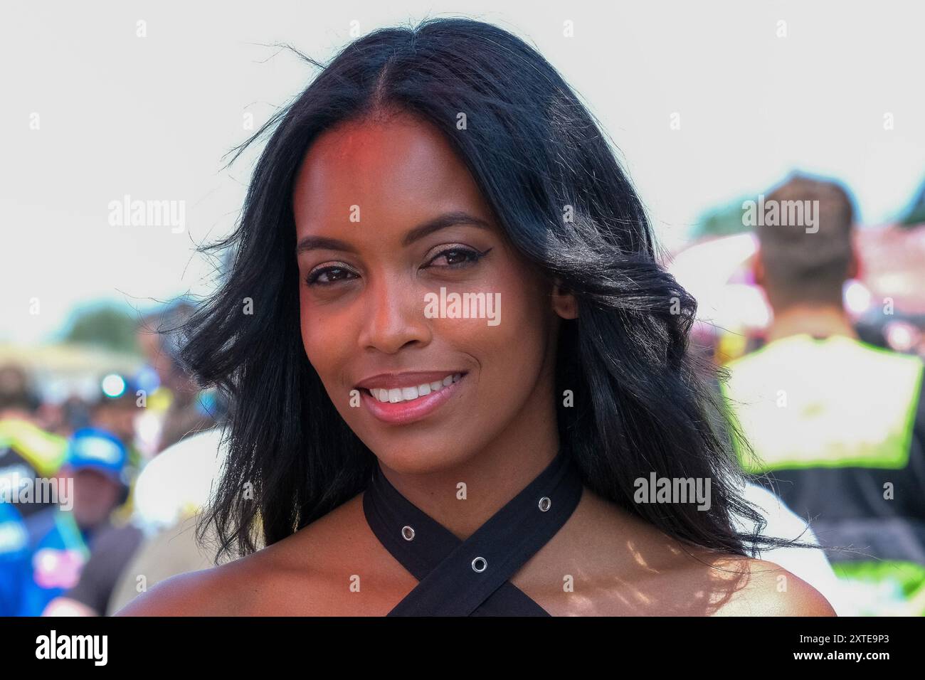 Umbrella Girls is posing during the FIM Motul Superbike World ...