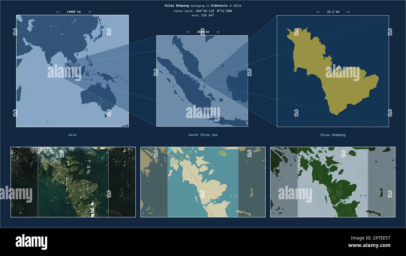 Pulau Rempang in the South China Sea - belonging to Indonesia ...