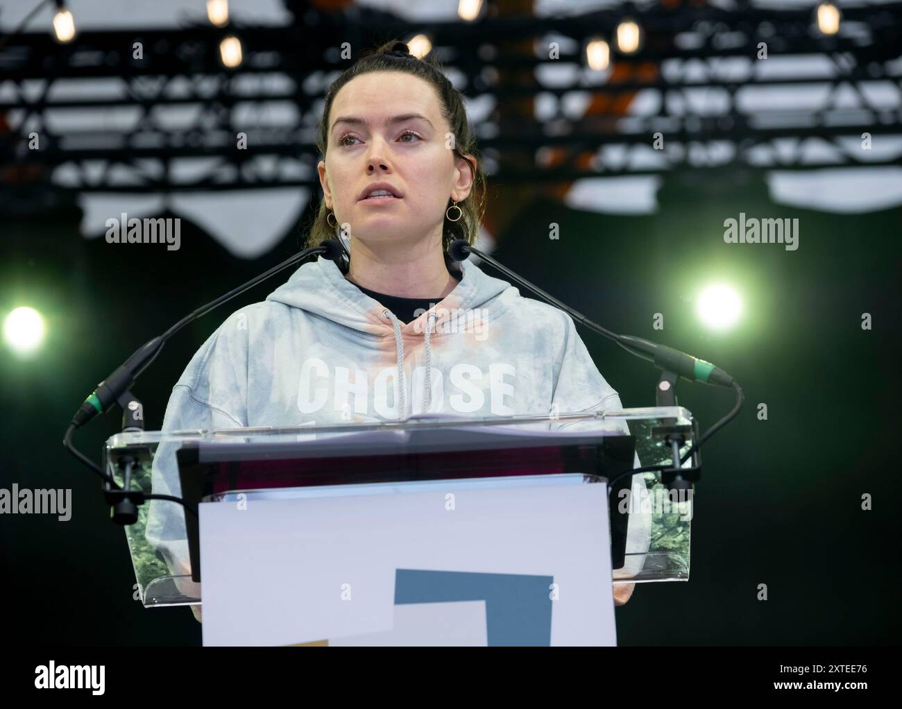 Daisy Ridley letters live at the Wilderness Festival 2024 ,Cornbury ...