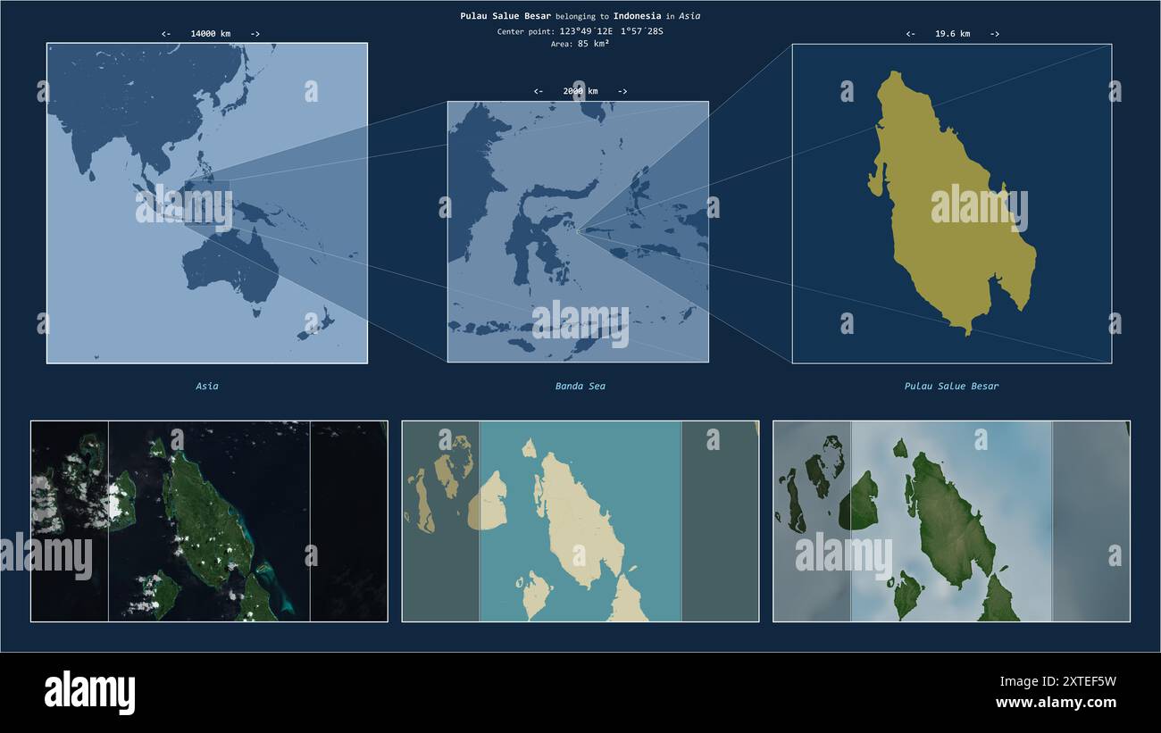 Pulau Salue Besar in the Banda Sea - belonging to Indonesia. Described ...