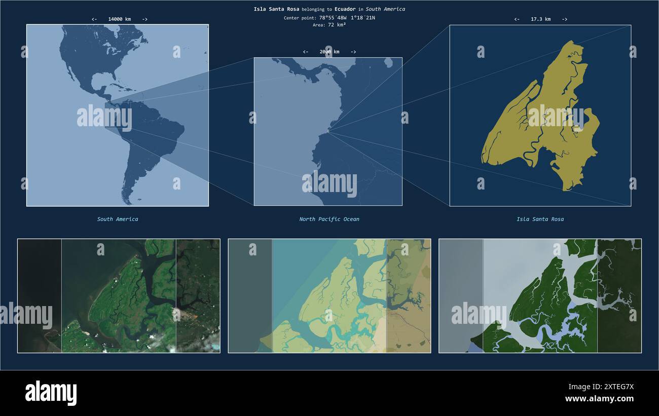 Isla Santa Rosa in the North Pacific Ocean - belonging to Ecuador ...