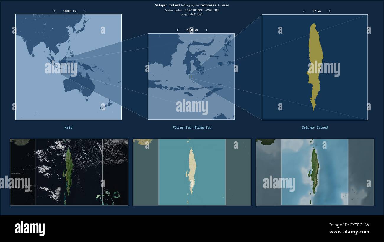 Selayar Island in the Banda Sea - belonging to Indonesia. Described ...